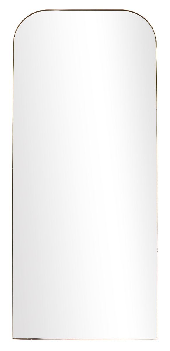 Mirrorize Canada | Yara Gold Steel Premium Modern Full Length Rounded ...